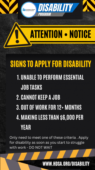 Knowing When to Stop Working - Huntington's Disease Society of America